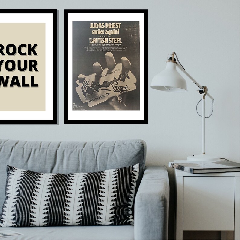 JUDAS PRIEST British Steel 1980 Melody Maker - Original, Authentic ...