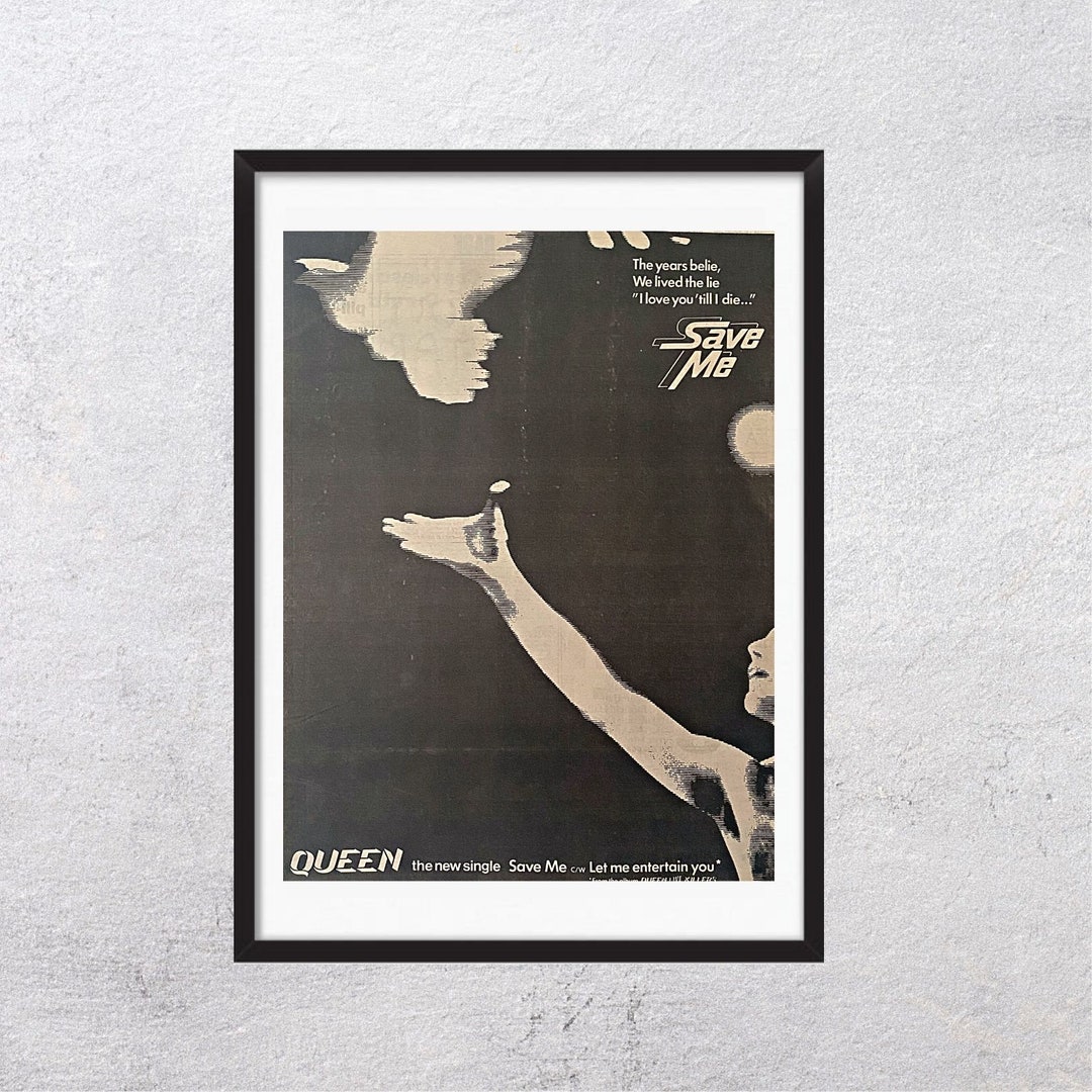 QUEEN SAVE ME 1980 Melody Maker Original, Authentic, Promo Poster ...