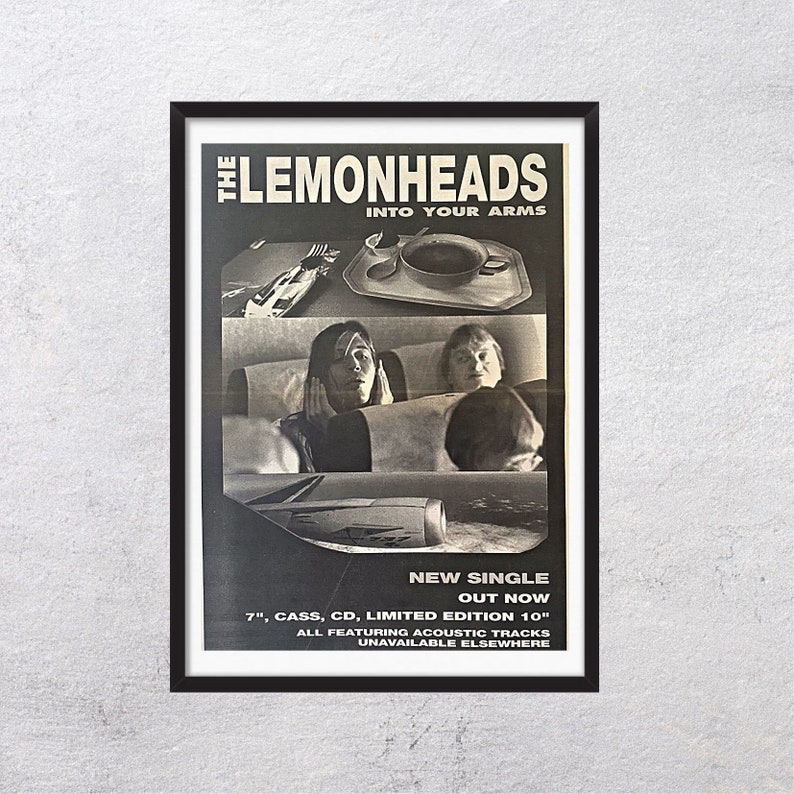 THE LEMONHEADS Into Your Arms 1993 - Adv Page - Original, Poster ...
