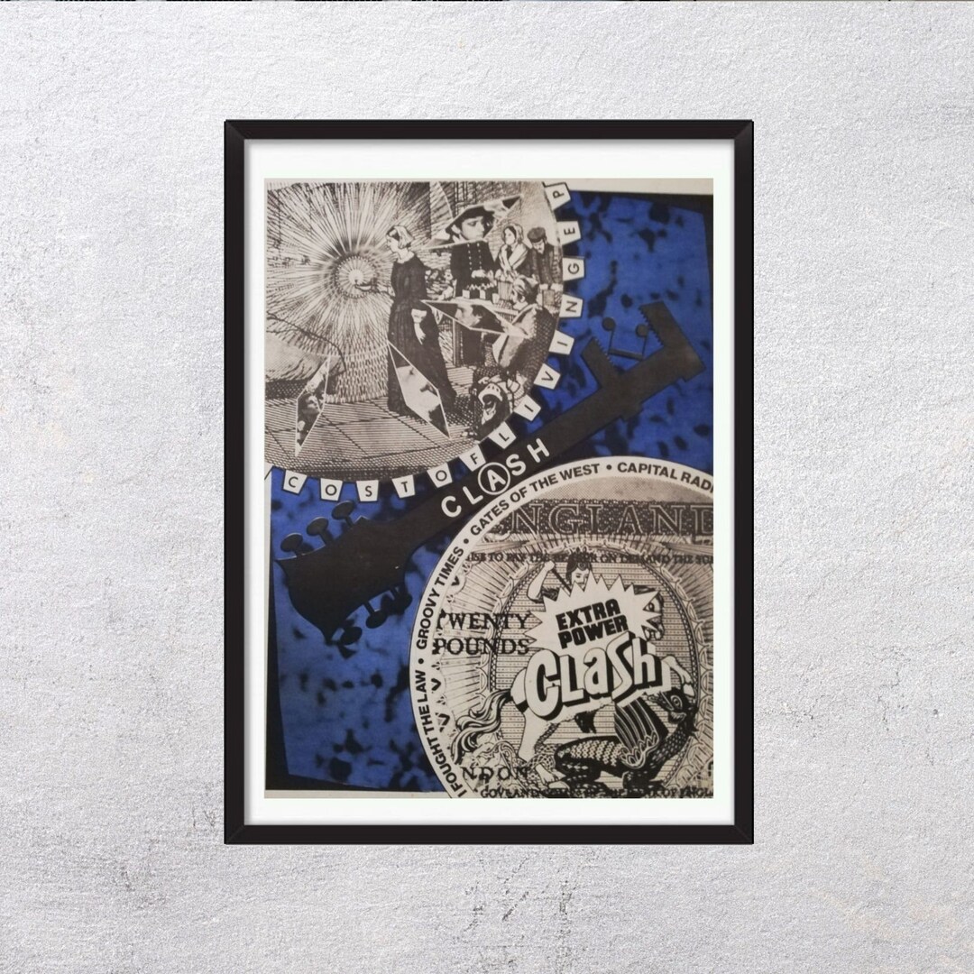 THE CLASH 1979 - Cost of Living Set - Authentic Vintage Music Poster ...