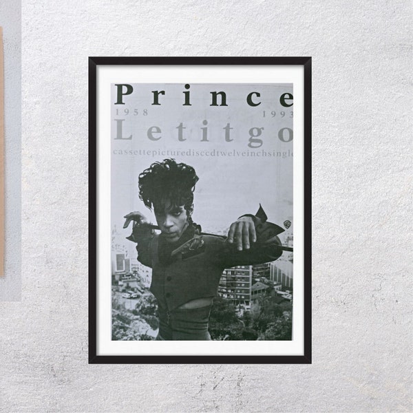 Vintage Prince Poster - Etsy