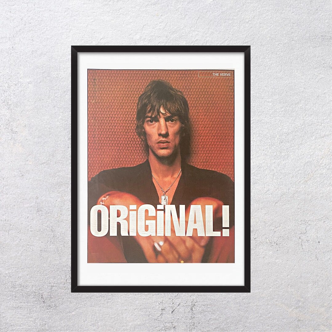 THE VERVE 1997 Adv Page Original, Poster, Advertising, Page, Magazine ...