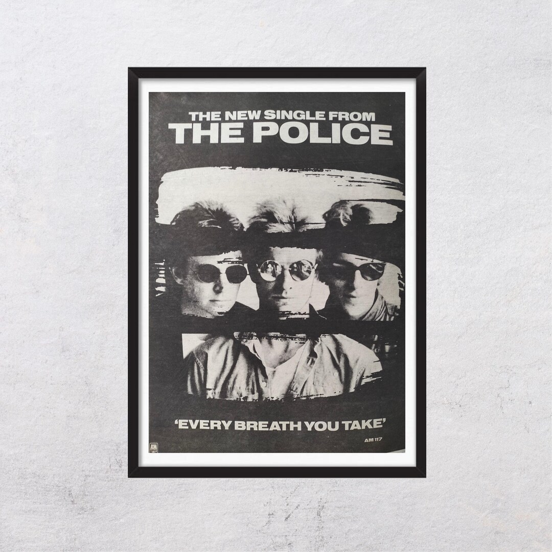 THE POLICE 1983 - Every Brath You Take - Original, Authentic, Cutted ...