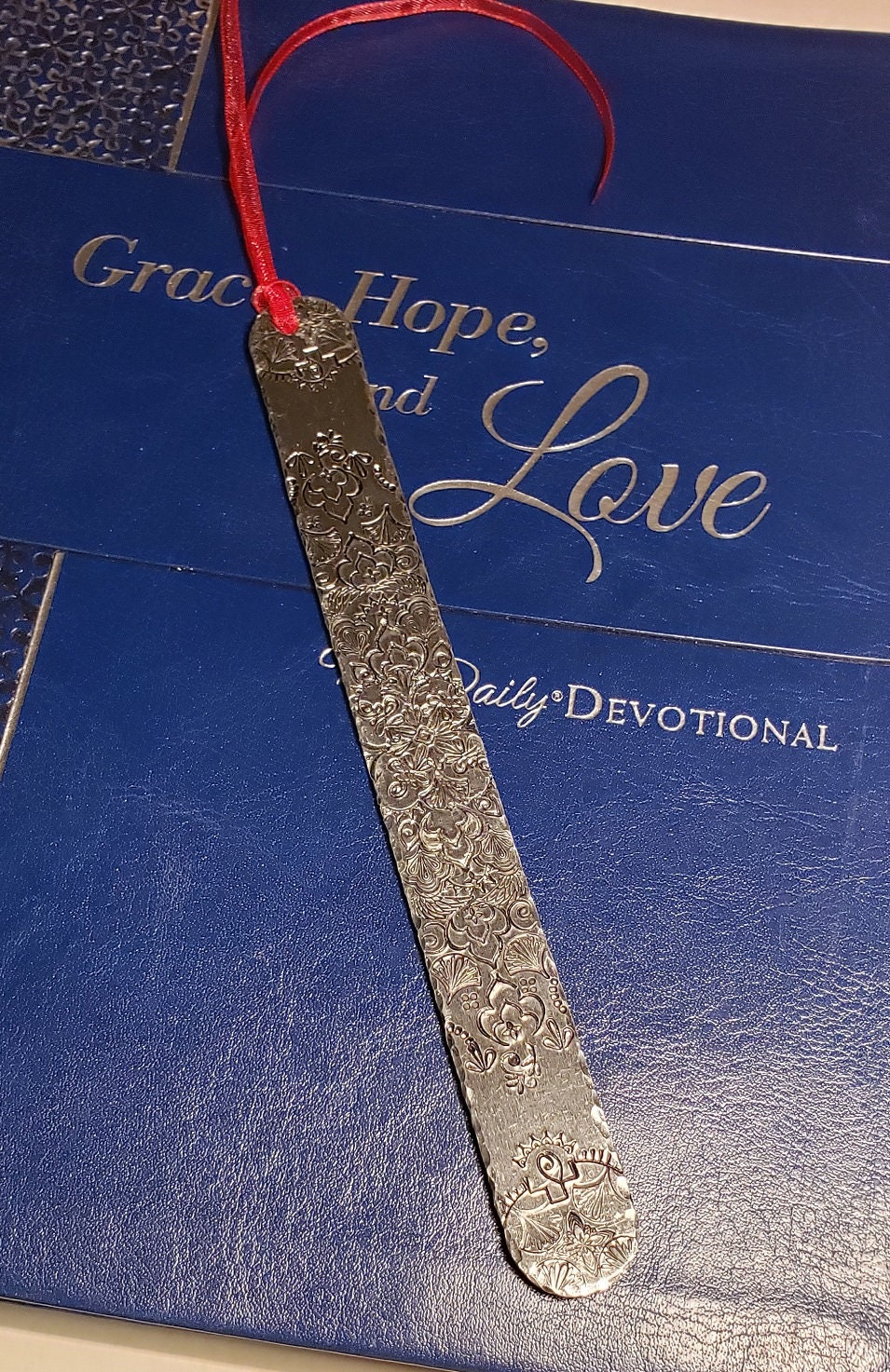 Personalized Bookmark, Metal Bookmark, Custom Bookmark, Hand Stamped ...