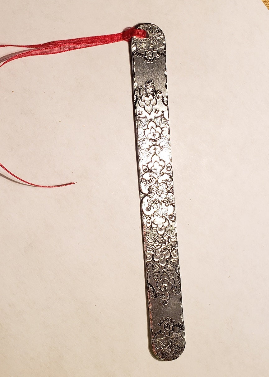 Personalized Bookmark Metal Bookmark Custom Bookmark Hand - Etsy