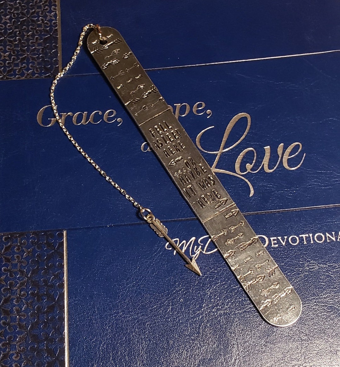 Personalized Bookmark, Metal Bookmark, Custom Bookmark, Hand Stamped ...