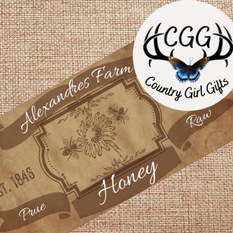 Vintage Printable Baking Labels, Digital Download, Primitive Kitchen ...