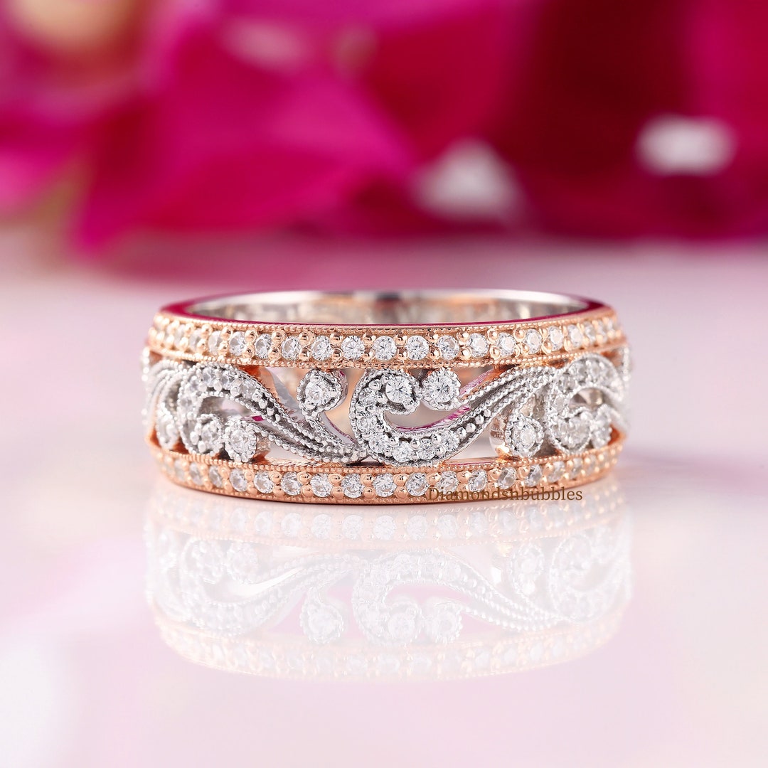 Antique Edwardian Circa Inspired Antique Ring, Art Deco Filigree Ring ...