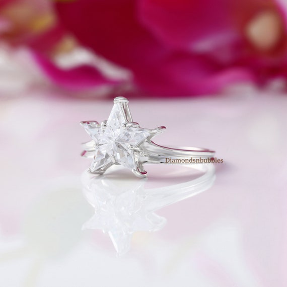 Moissanite star ring store