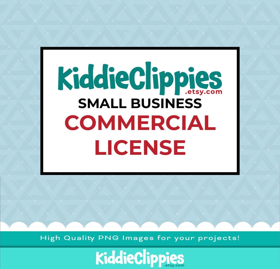 Commercial License for Kiddie Clippies Digital Downloads - Etsy