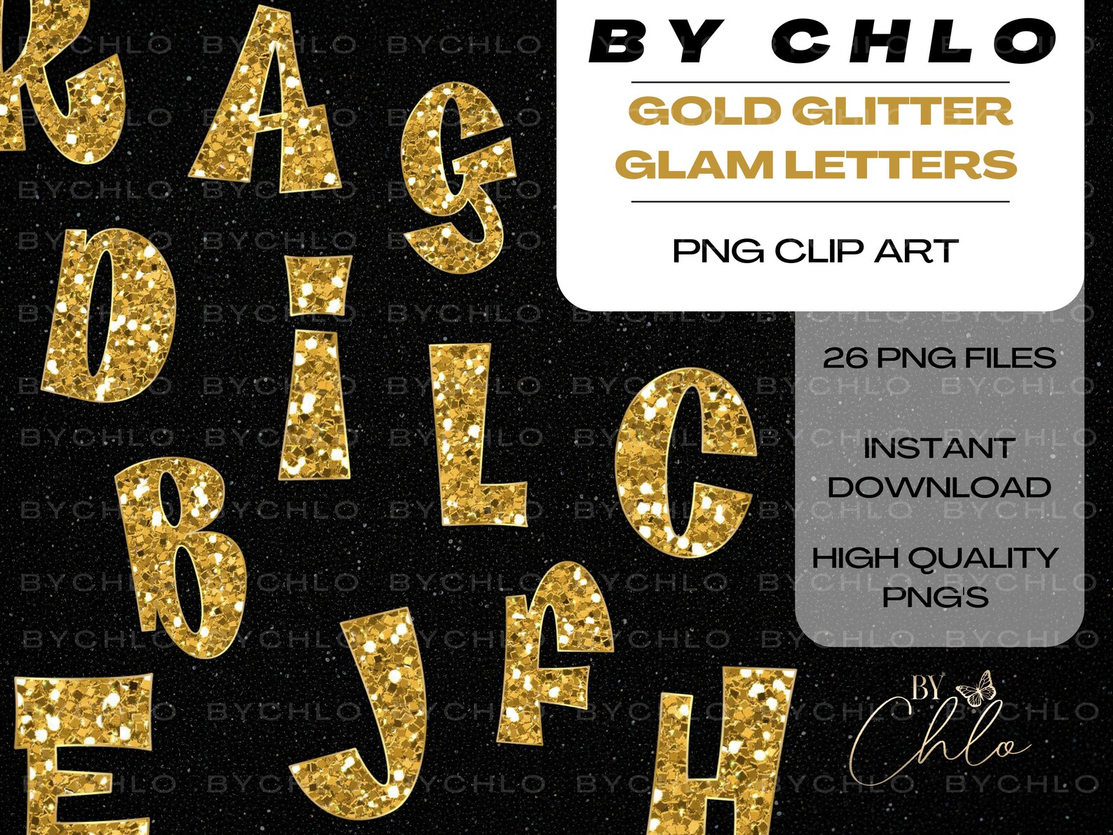 GOLD GLITTER Letters Png Alphabet Letter Diy Logo Clipart - Etsy