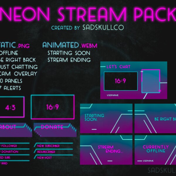 Stream Frame Animated - Etsy