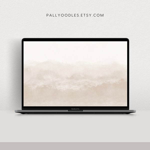 Neutral Wallpaper Desktop - Etsy Australia