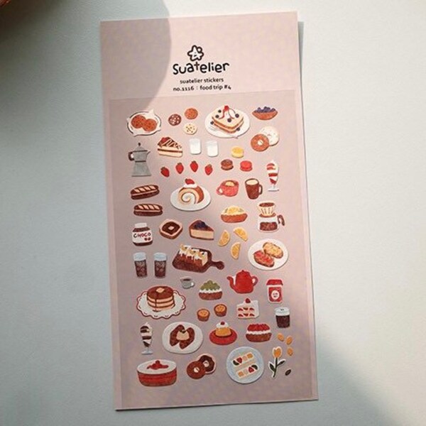 Cute Korean Food Stickers - Etsy