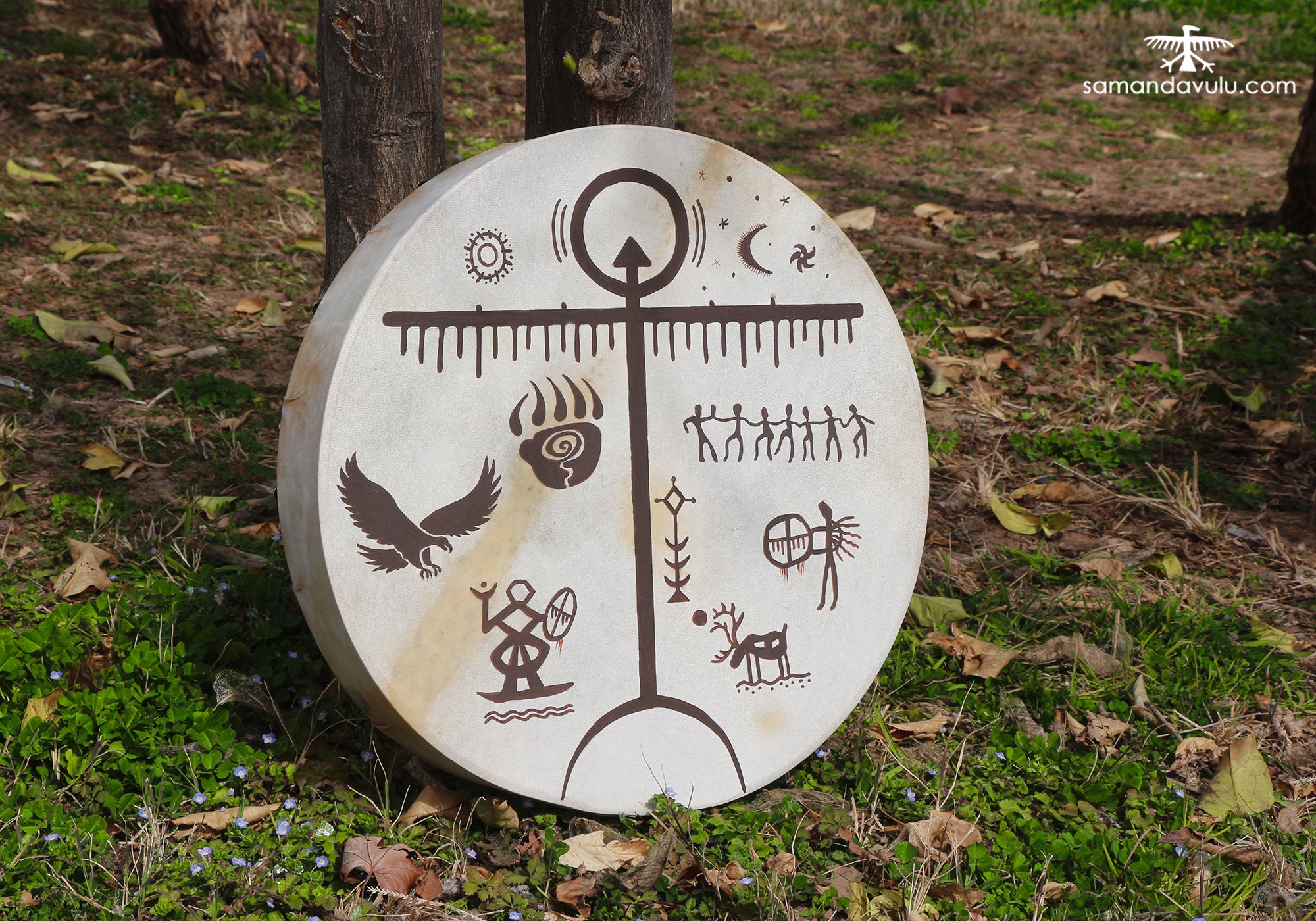 Siberian Shaman Drum, Ritual Drum, Medicine Drum, Sacred Drum for ...