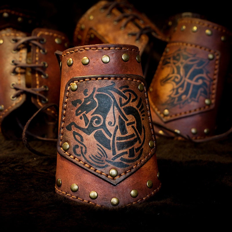 Viking Bracers - Etsy