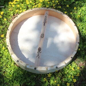 Wolf Spirit Shaman Drum, Medicine Drum, Sacred Drum, Ritual Drum for ...