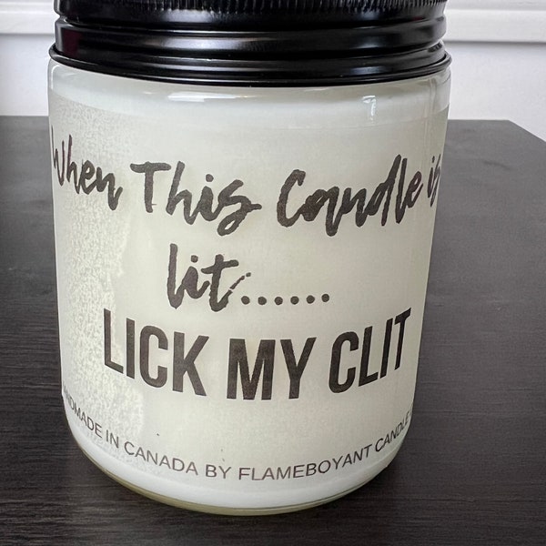 Lick Clit Candle - Etsy