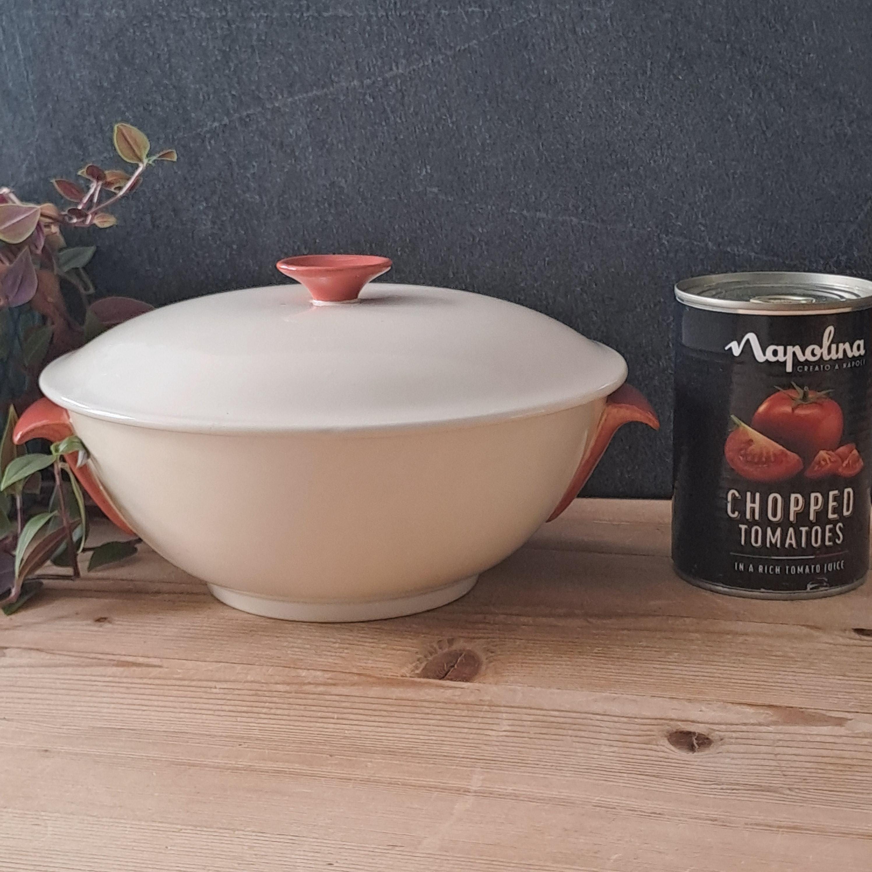 Vintage Retro Mid-century 1950s Poole Pottery Twintone Red Indian and ...