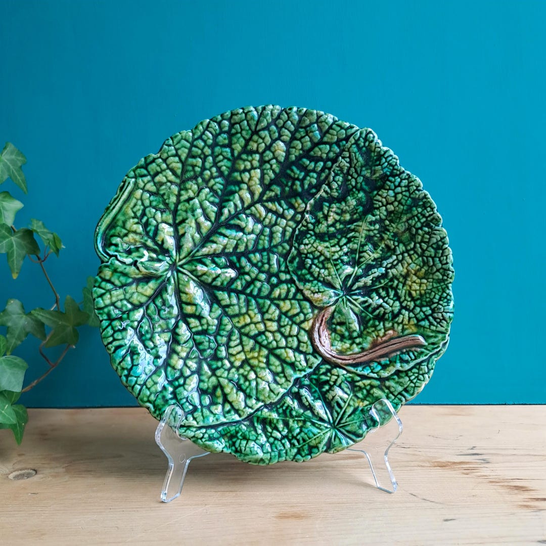 John Roth of London Majolica Plate Antique Victorian Majolica ...