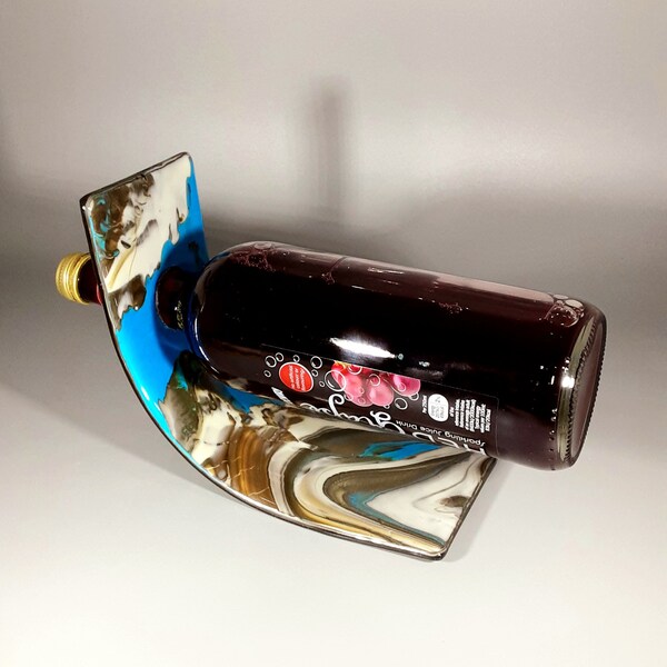 Fused Glass Wine Bottle - Etsy