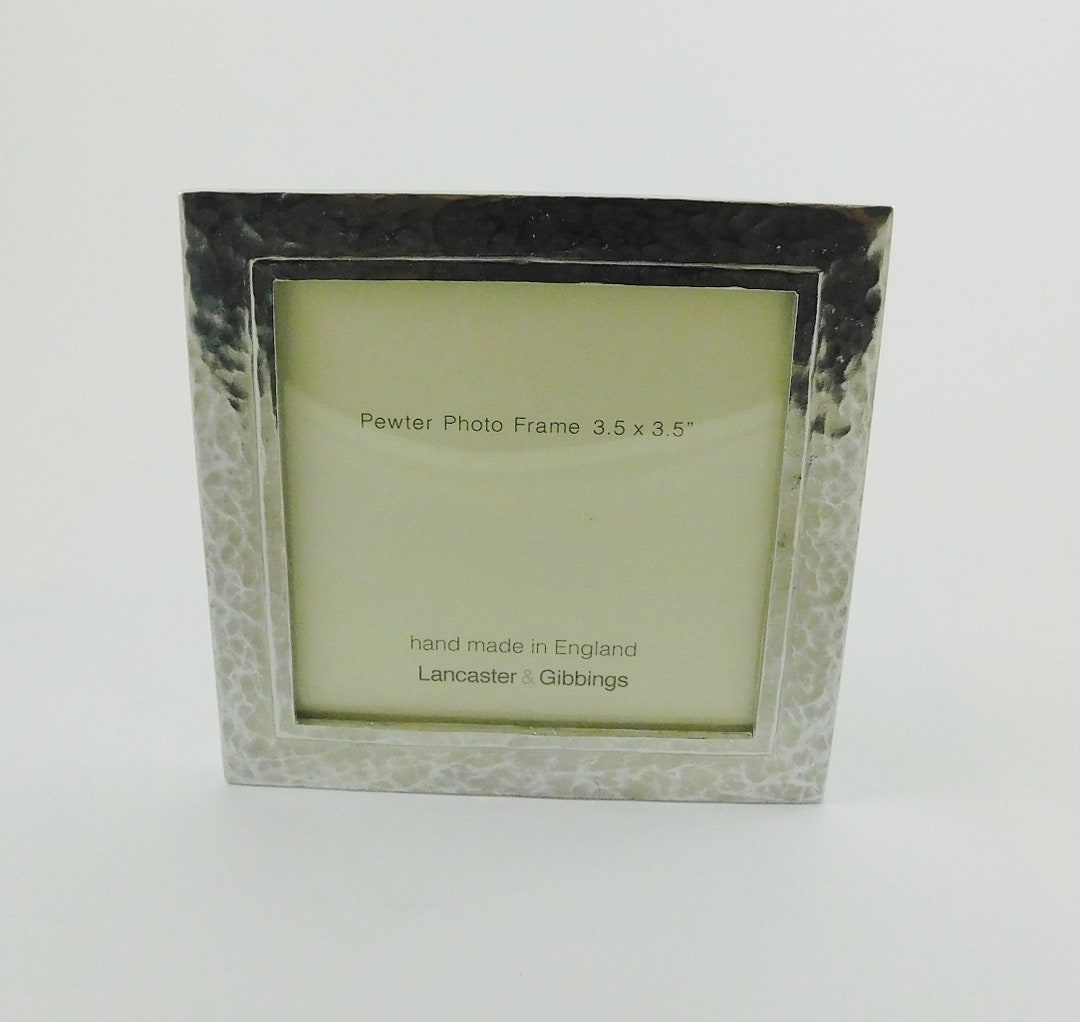 English Pewter Thurlstone Design Photo Frame 3.5" X 3.5" Made in ...