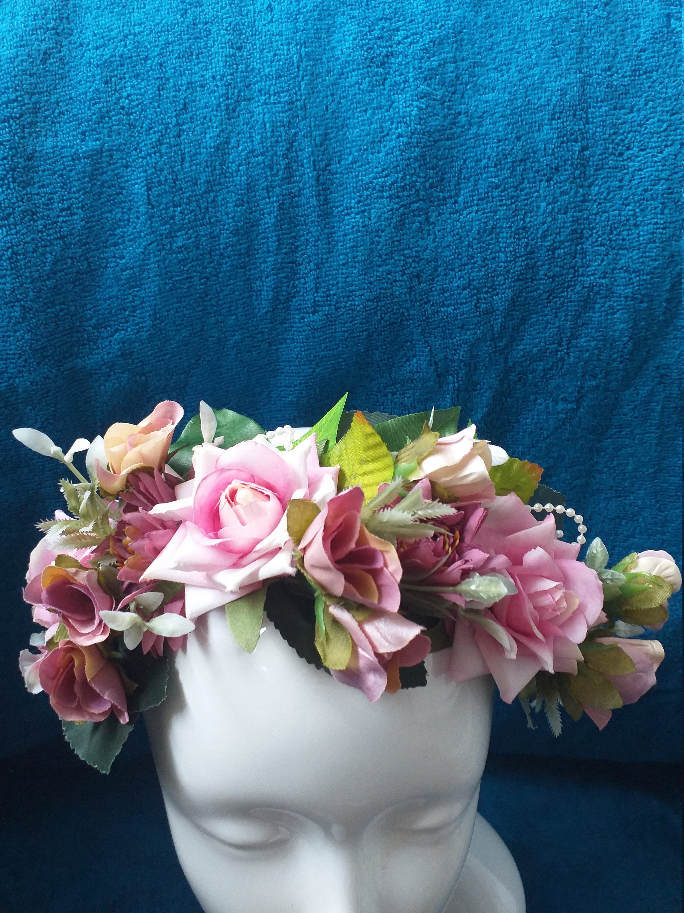 Floral Venus Goddess Crown Headband Tiara Headpiece | Etsy