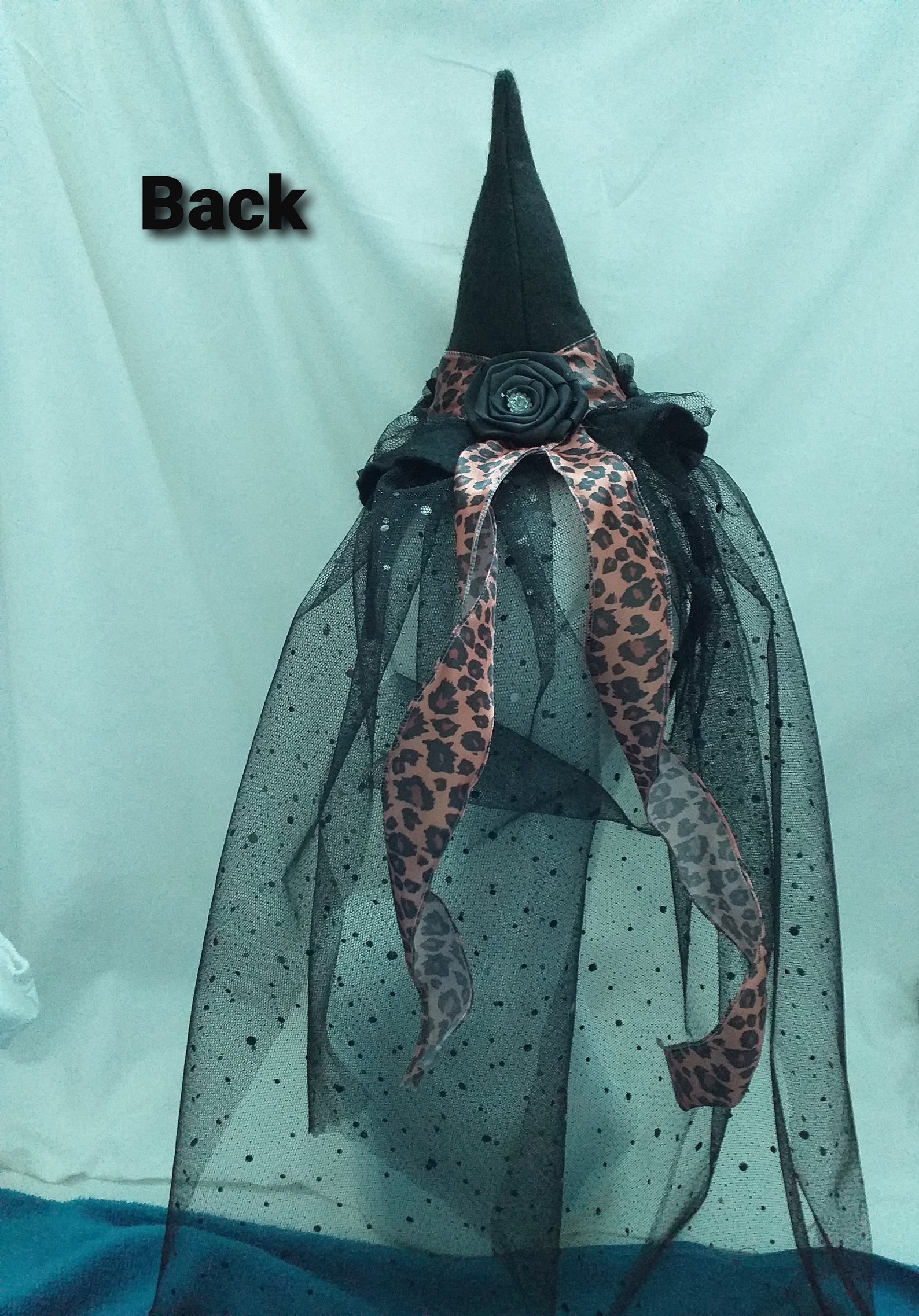 Bespoke Witches Hat Fascinator Small Witch Hat Veil Animal | Etsy