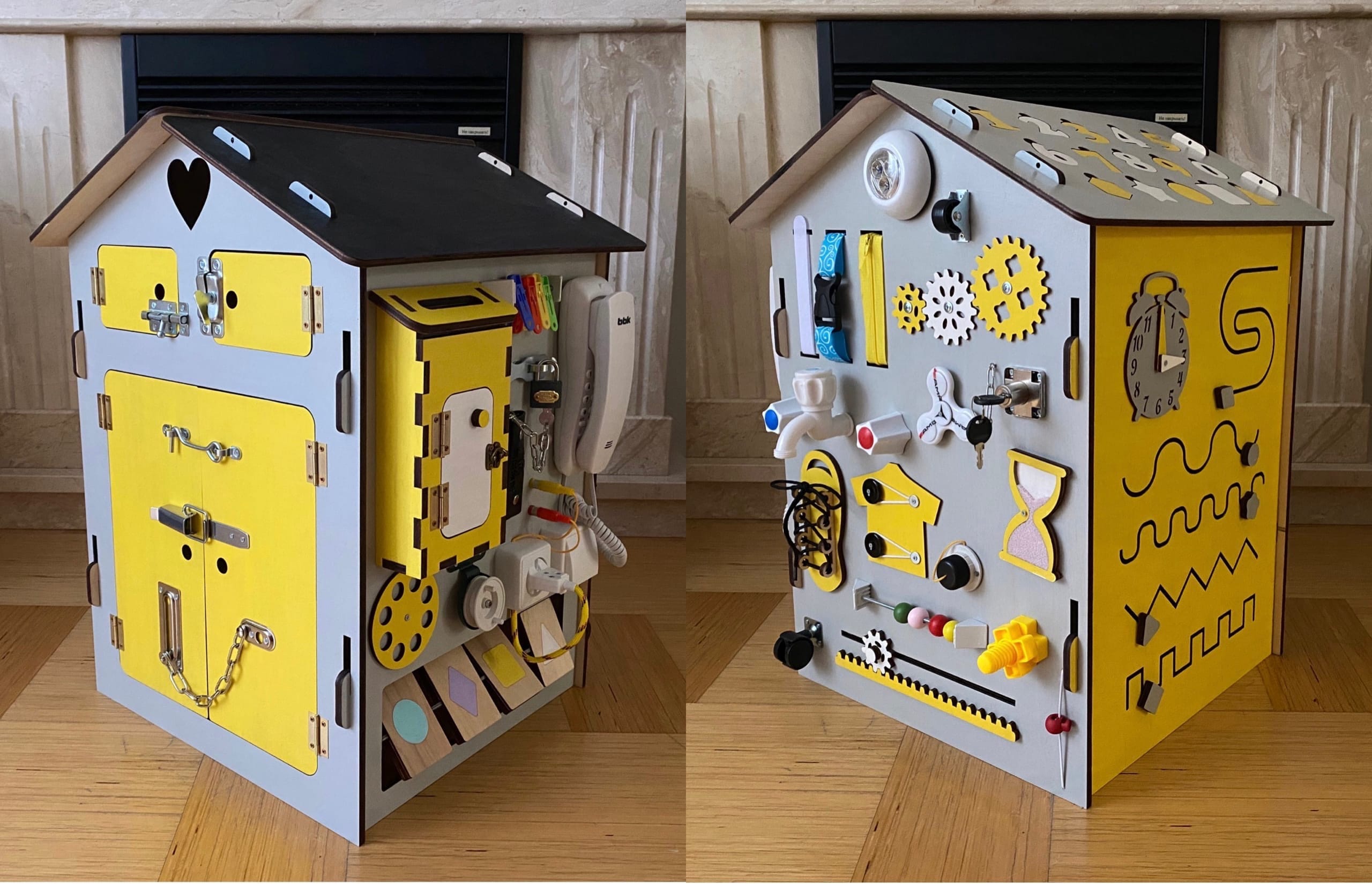 Custom busy house Custom busy board Activity board for | Etsy