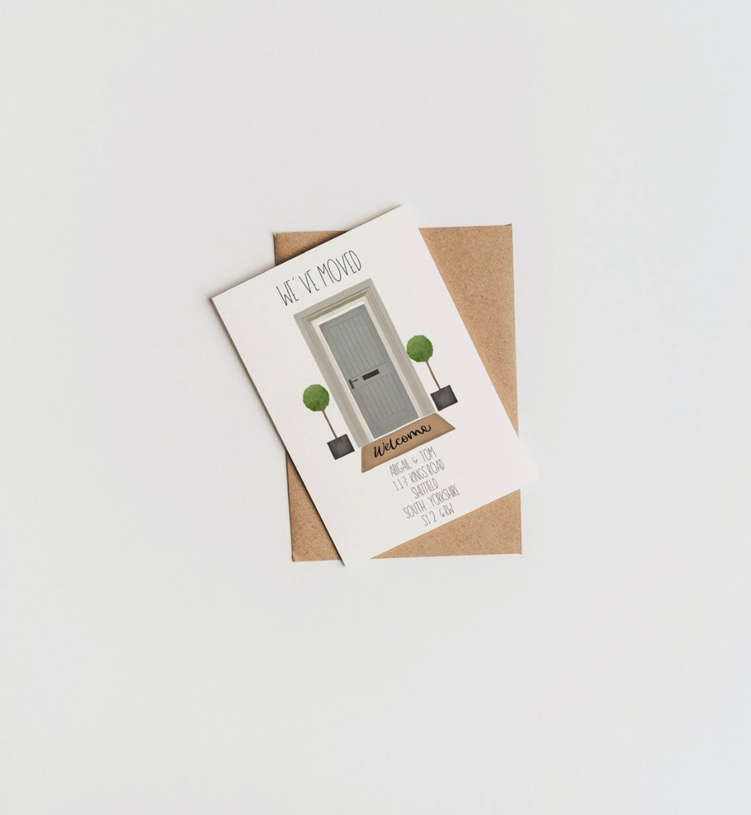 We Have Moved Front Door Design I Have Moved Were Moving - Etsy