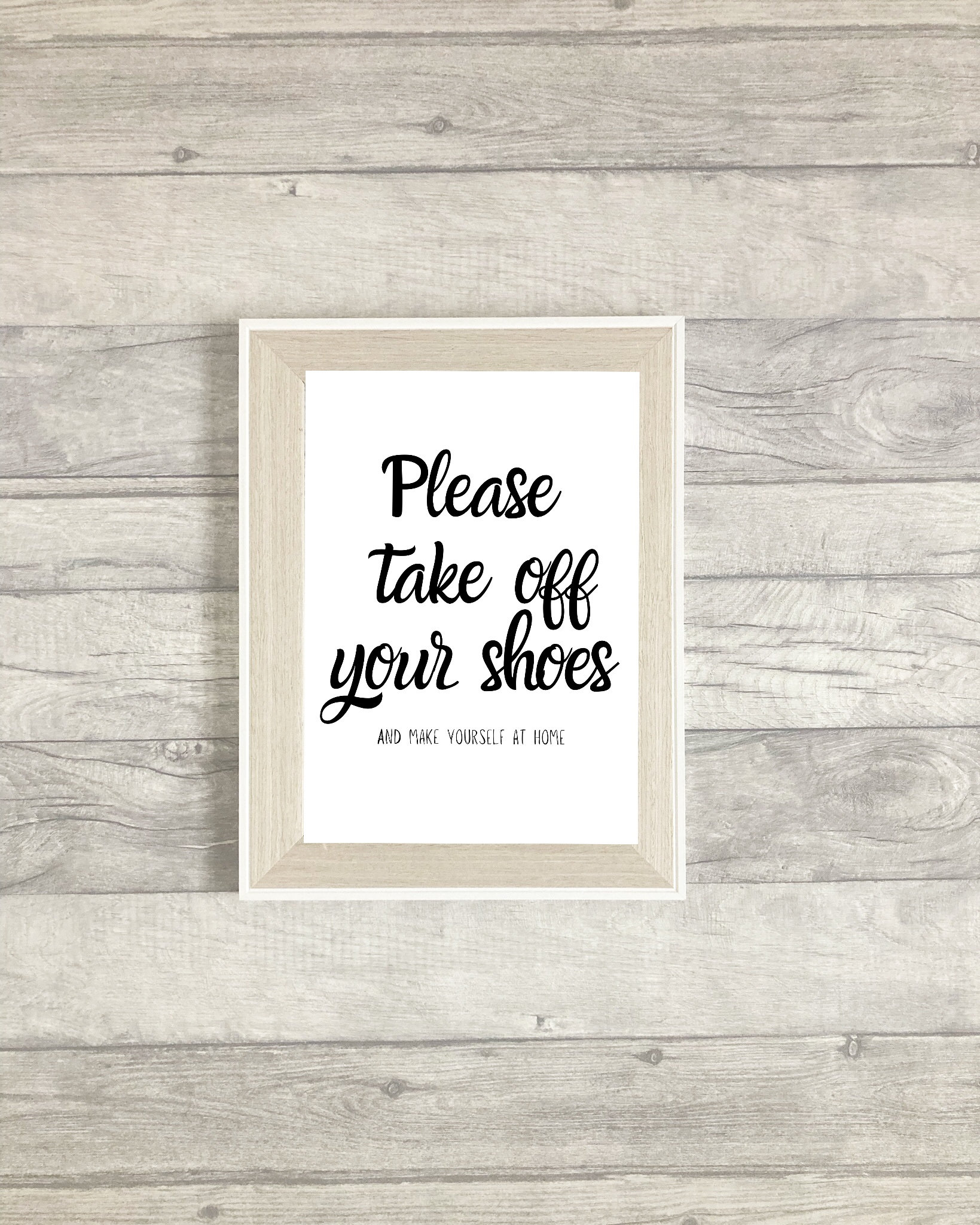 Please Take Off Shoes