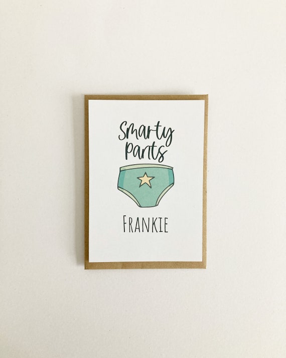 Smarty Pants Card Personalised Well Done Greeting Card - Etsy