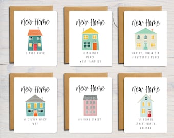 Personalised 1st Home Card - Etsy