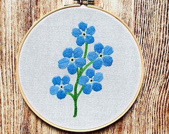 PDF Embroidery Pattern One Line Peony Flower Simple | Etsy