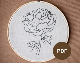 One Line Embroidery Design - Etsy