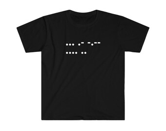 Morse Code T Shirt - Etsy