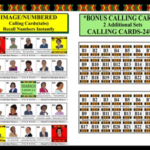 12 Game Cards Celebrating BLACK AFRICAN AMERICAN History-today 7/365 - Etsy