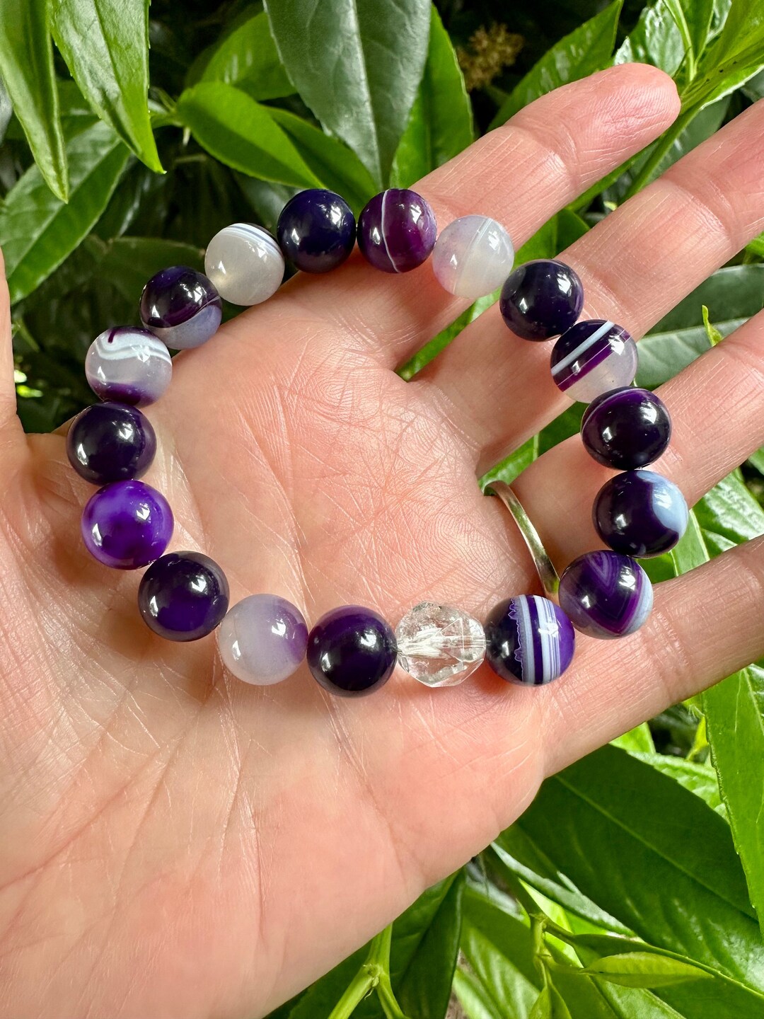 Banded Agate Crystal Bracelet - Release Tension, Soothe and Calm ...
