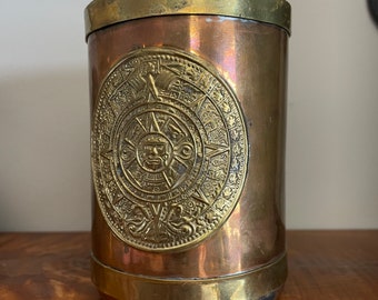 Brass Aztec Cups - Etsy
