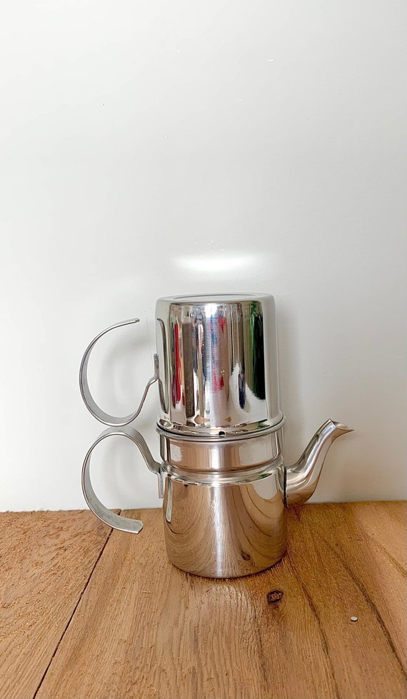 Neapolitan Coffee Maker Stainless Steel Flip Coffee Maker - Etsy
