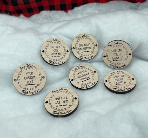 Gift Tokens for Adult Children Perfect Birthday Gift or - Etsy