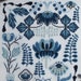 Delft Blooms - Blue Flowers and Motifs Cross Stitch Pattern - PDF ...