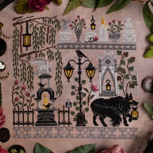 gravestone cross stitch pattern