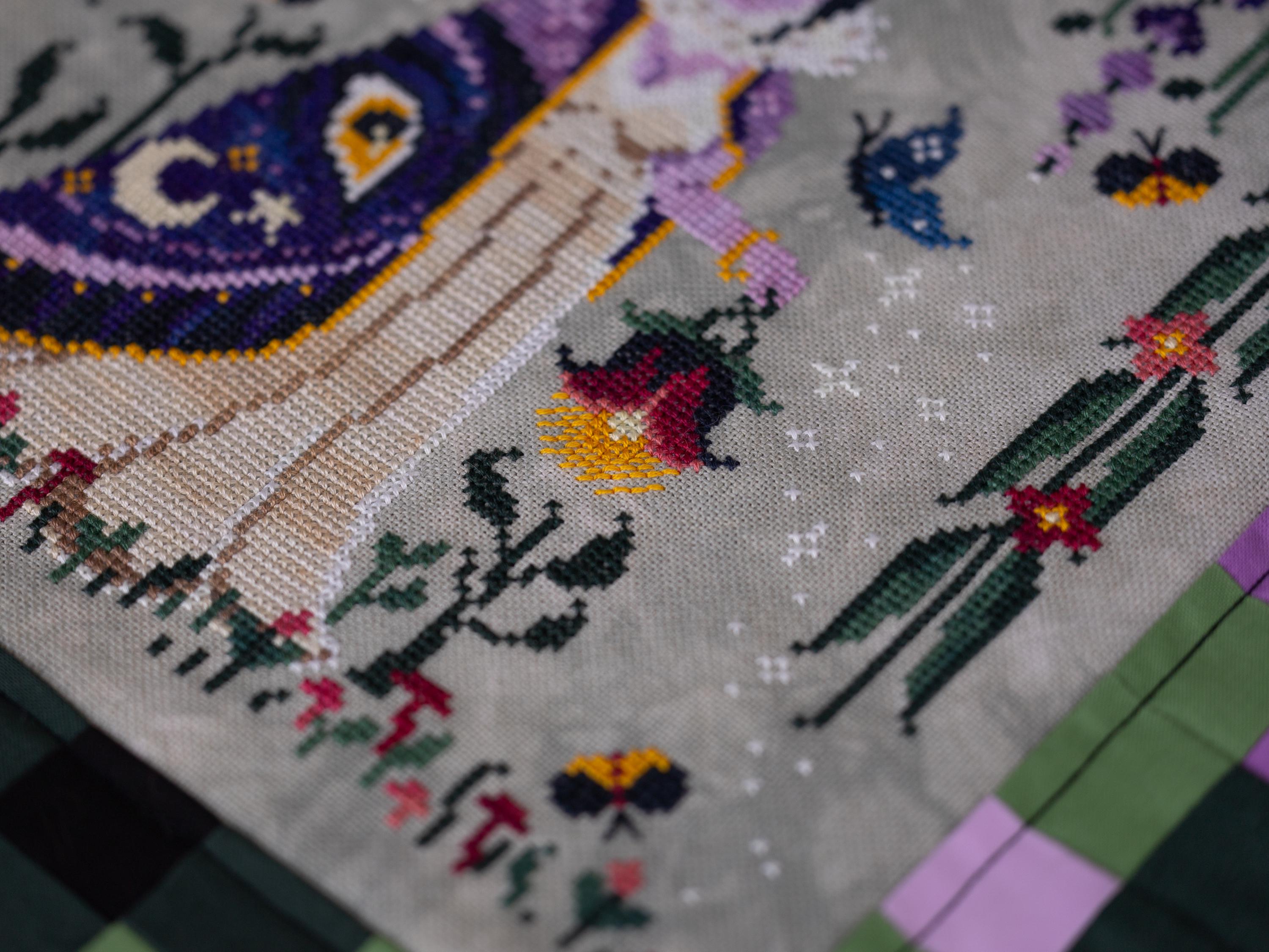 The Sylph Queen Cross Stitch Pattern - Night Court Faerie Realm Moth ...