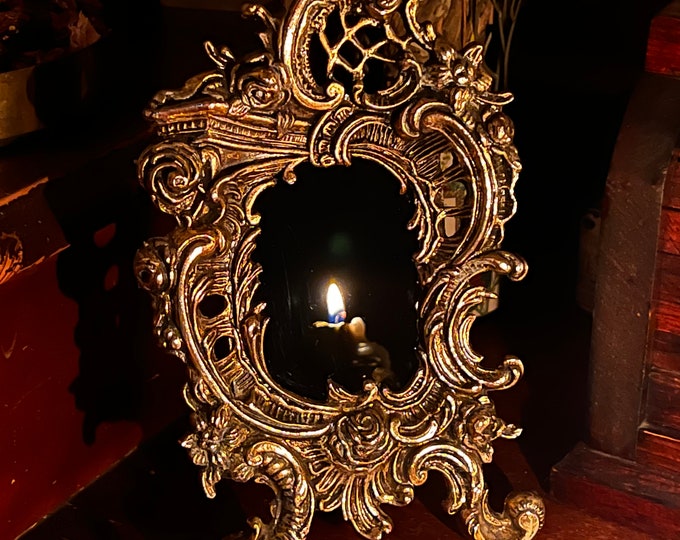 SOLD Scrying Mirror Square Glass Divination Mirror Shadow Work Mirror ...