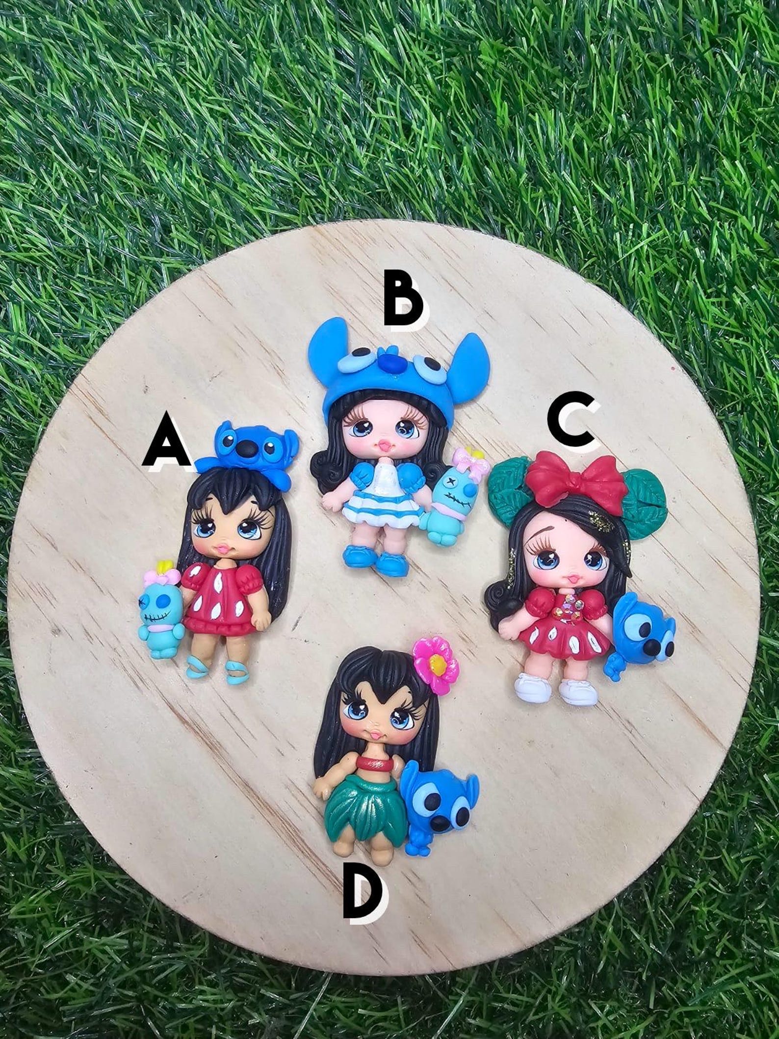 PRE ORDER Clays for Bows, Lilo Girls Clay Dolls, Bow Centers, Clays for ...