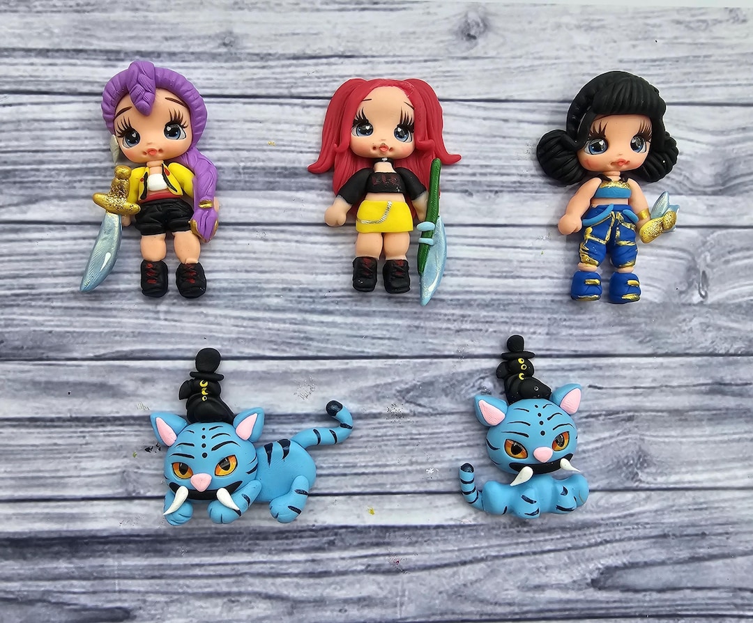 Handmade Clay Bow Centers: Girl Hunter Style - Etsy