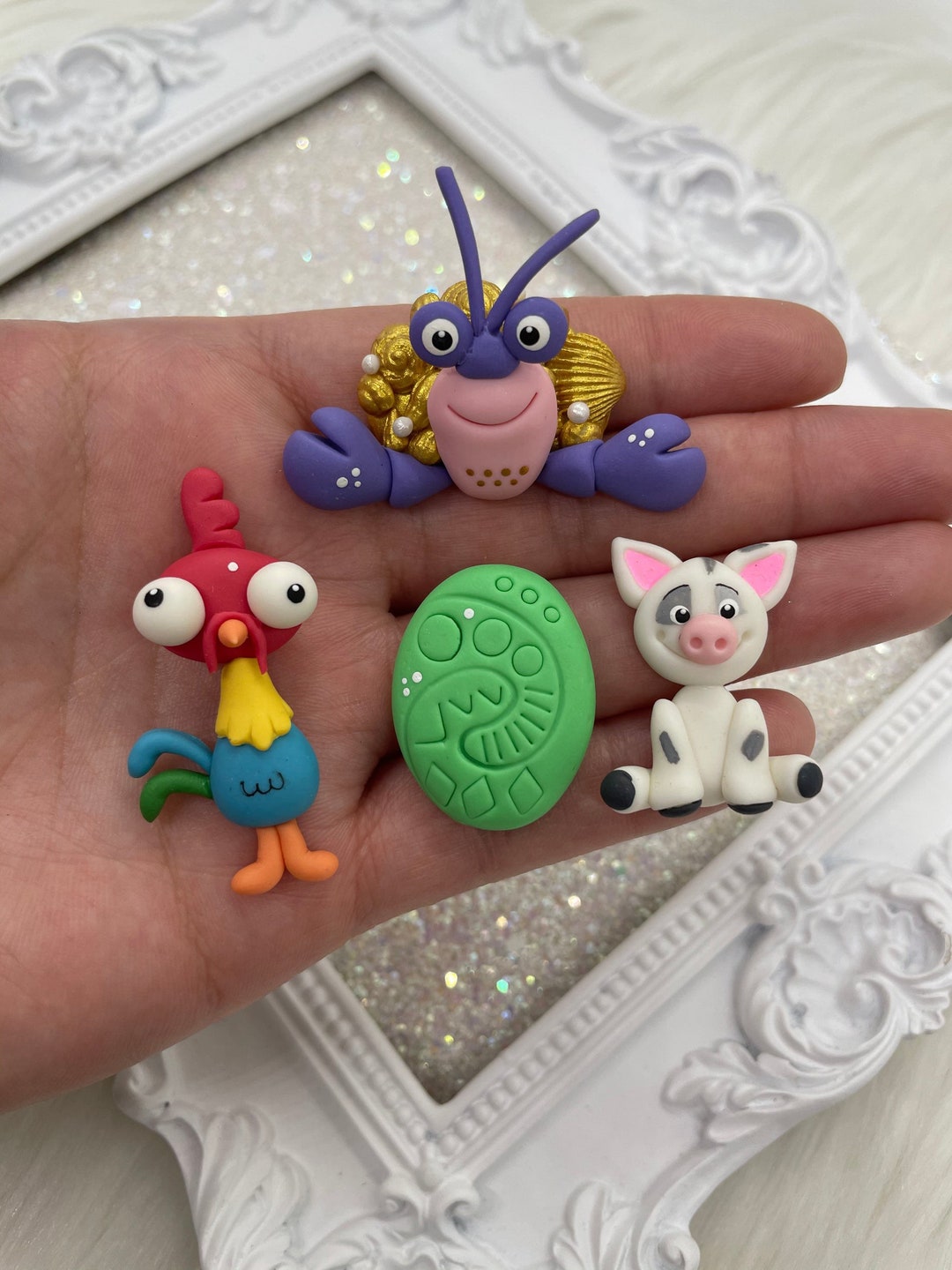 Clays for Bows, Clays, Clay Dolls, Bow Centers, Clays for Badge Reel - Etsy