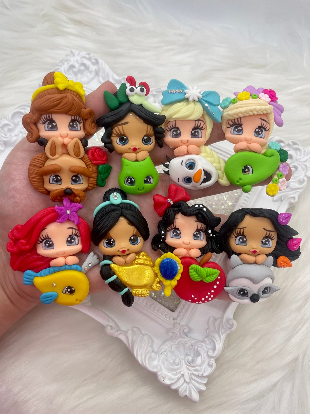 Clays for Bows, Princess Clay Dolls, Bow Centers, Clays for Badge Reel ...