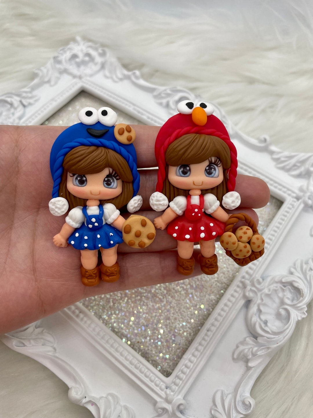 Clays for Bows, Cookie Girl Clay Dolls, Clays for Crafts, Bow Centers ...